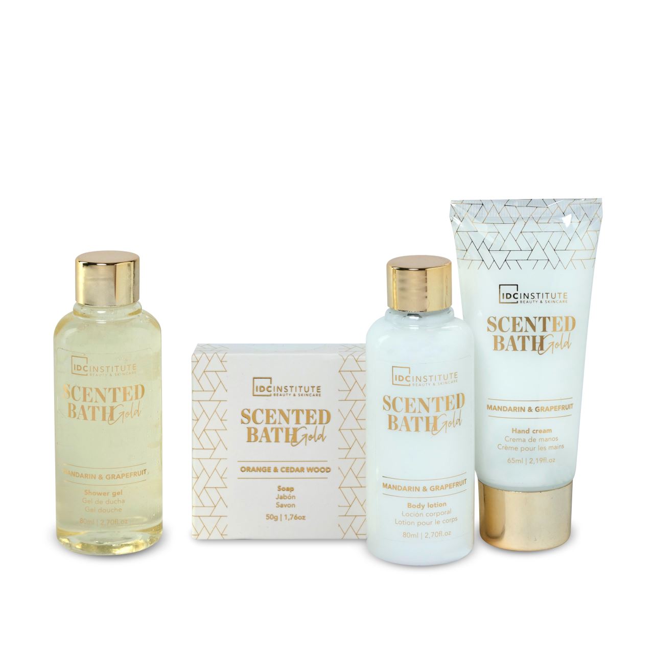 Pachet cu 4 produse de ingrijire Scented Gold IDC Institute 98188, 275 ...