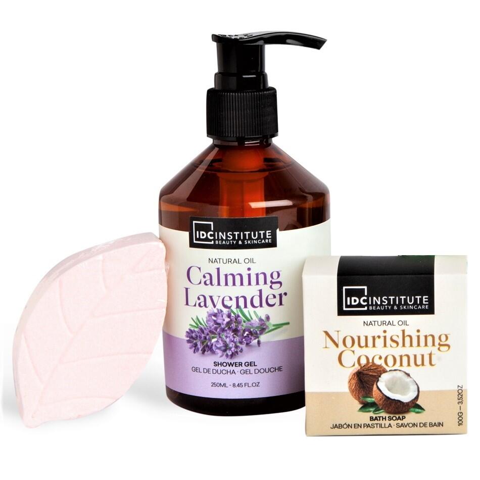 Set gel dus, spuma baie, sare baie, sapun, bile solubile de baie, unt ...