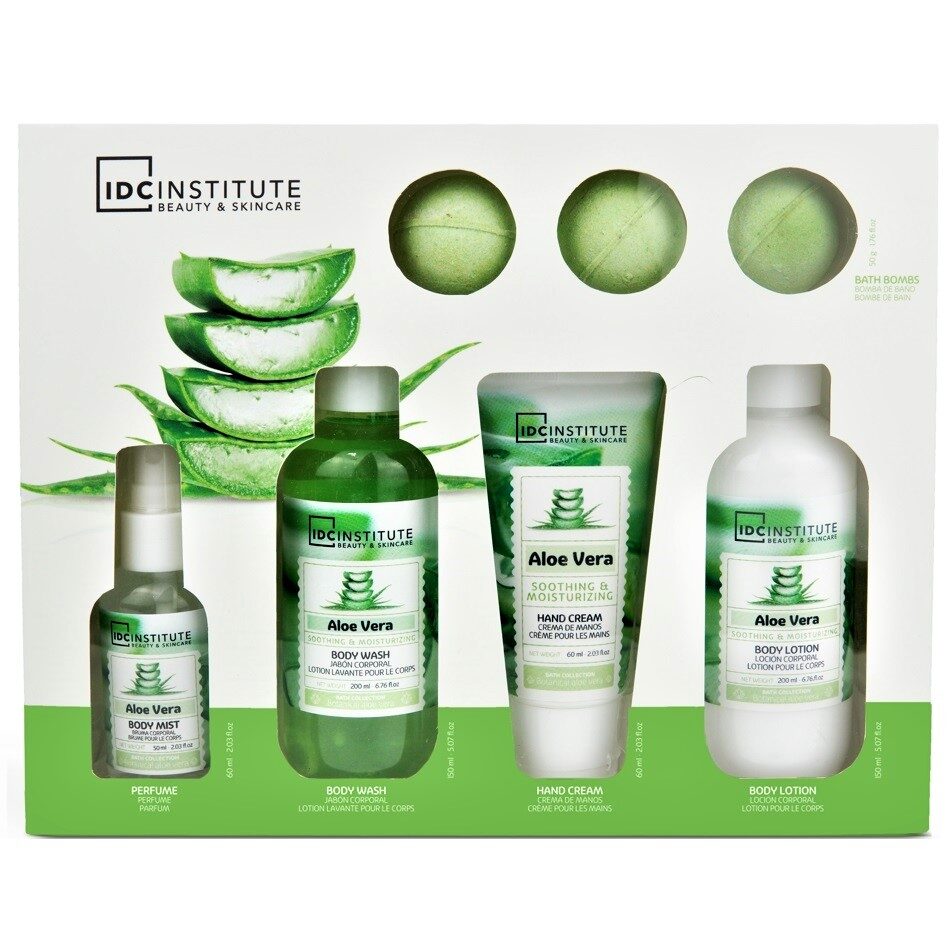Set 5 produse cosmetice cu aloe vera IDC Institute 98242, 570 ml ...
