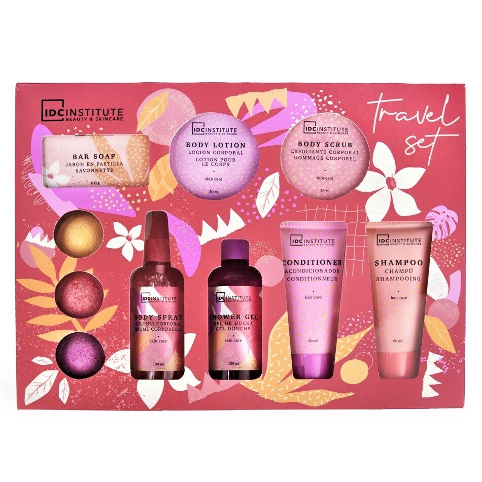 Set calatorie 10 produse cosmetice IDC Institute 98241, 670 ml ...