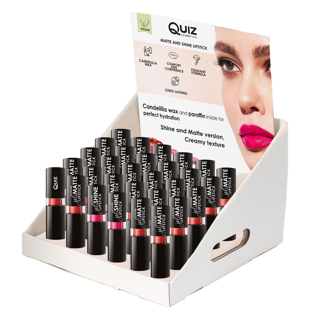 Set 36 Rujuri de buze Joli Color Shine, formula long lasting + 6 ...