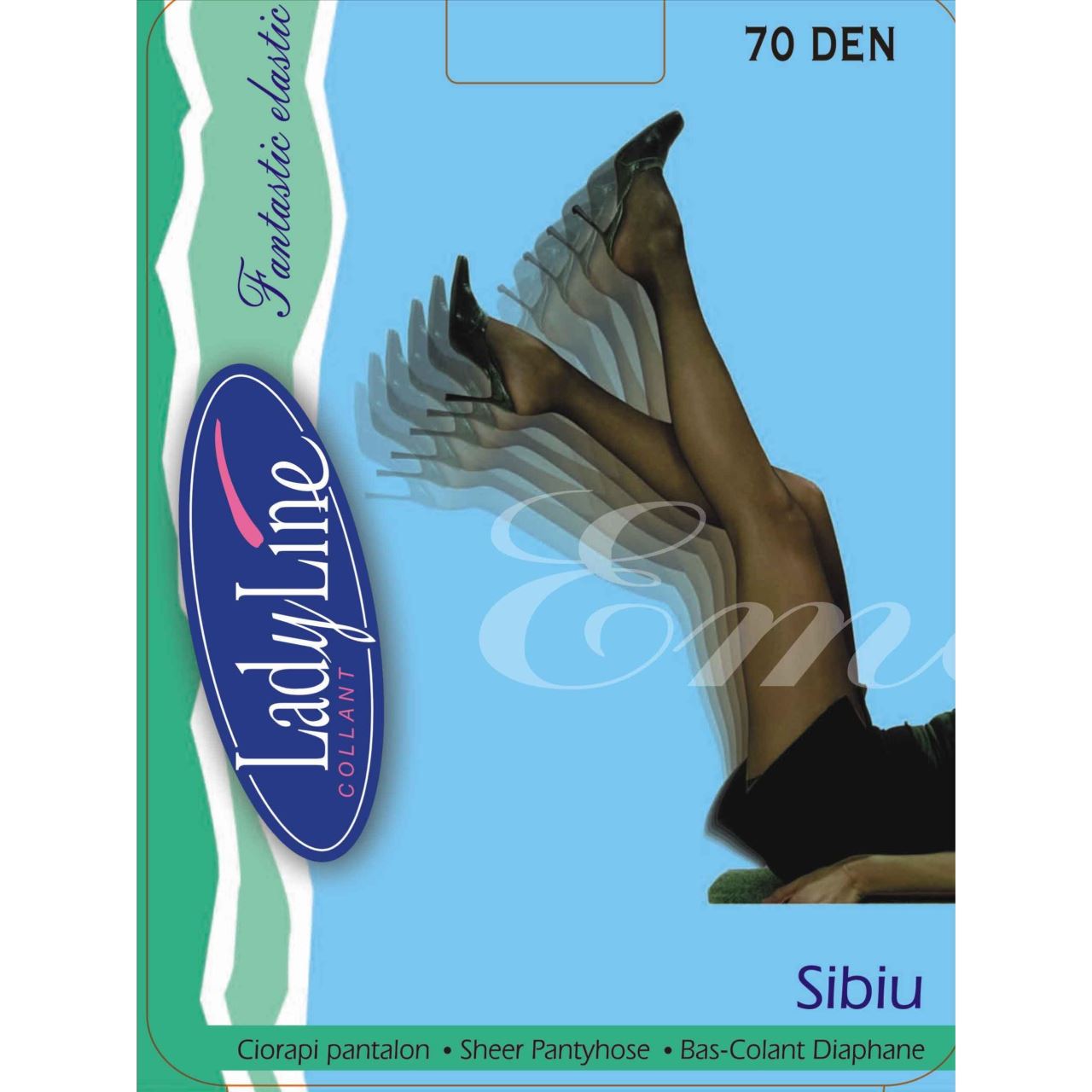 Dresuri de dama poliamida 70 den Lady Line Classic, bej, numarul 3 ...