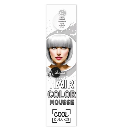 Spuma Coloranta pentru Par, Elisee, Nr.63, Silver, argintiu - Mycosmetics